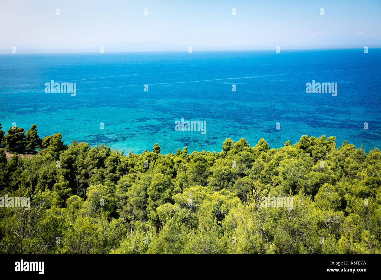 Beautiful seaside landscapes, top view Stock Photo - Alamy