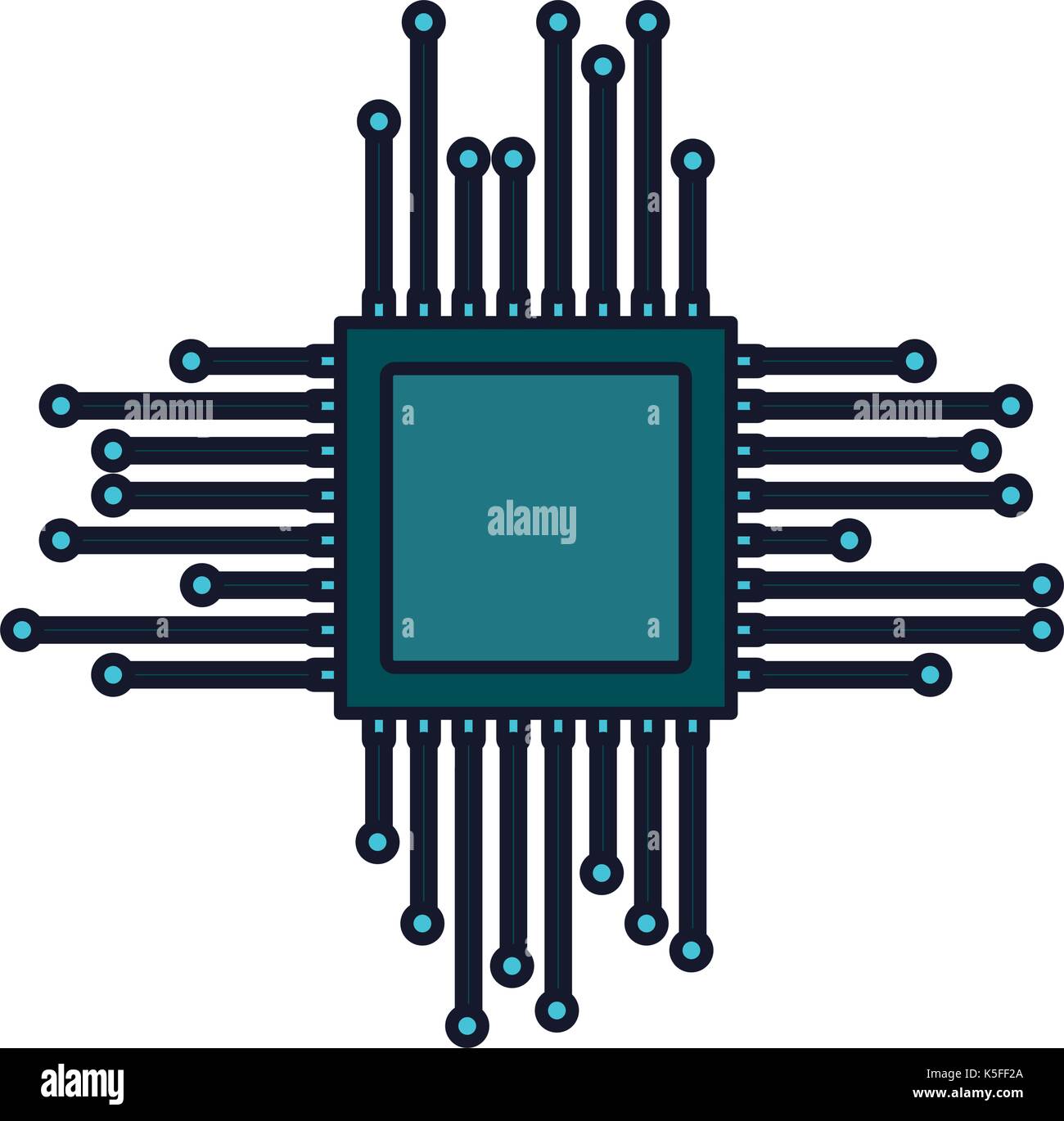 Microchip Stock Vector Images - Alamy
