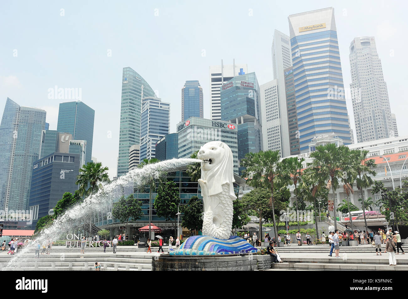 Singapore,Singapore - April 05th, 2013:Singapore city scenery,with the ...