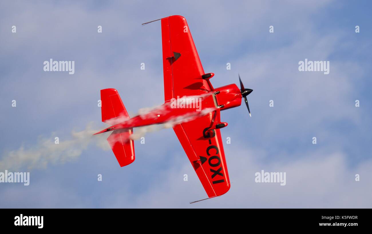 Gerald Cooper flying an XtremeAir XA42 at Bournemouth Air Festival ...