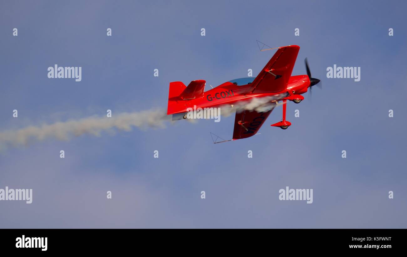 Gerald Cooper flying an XtremeAir XA42 at Bournemouth Air Festival ...