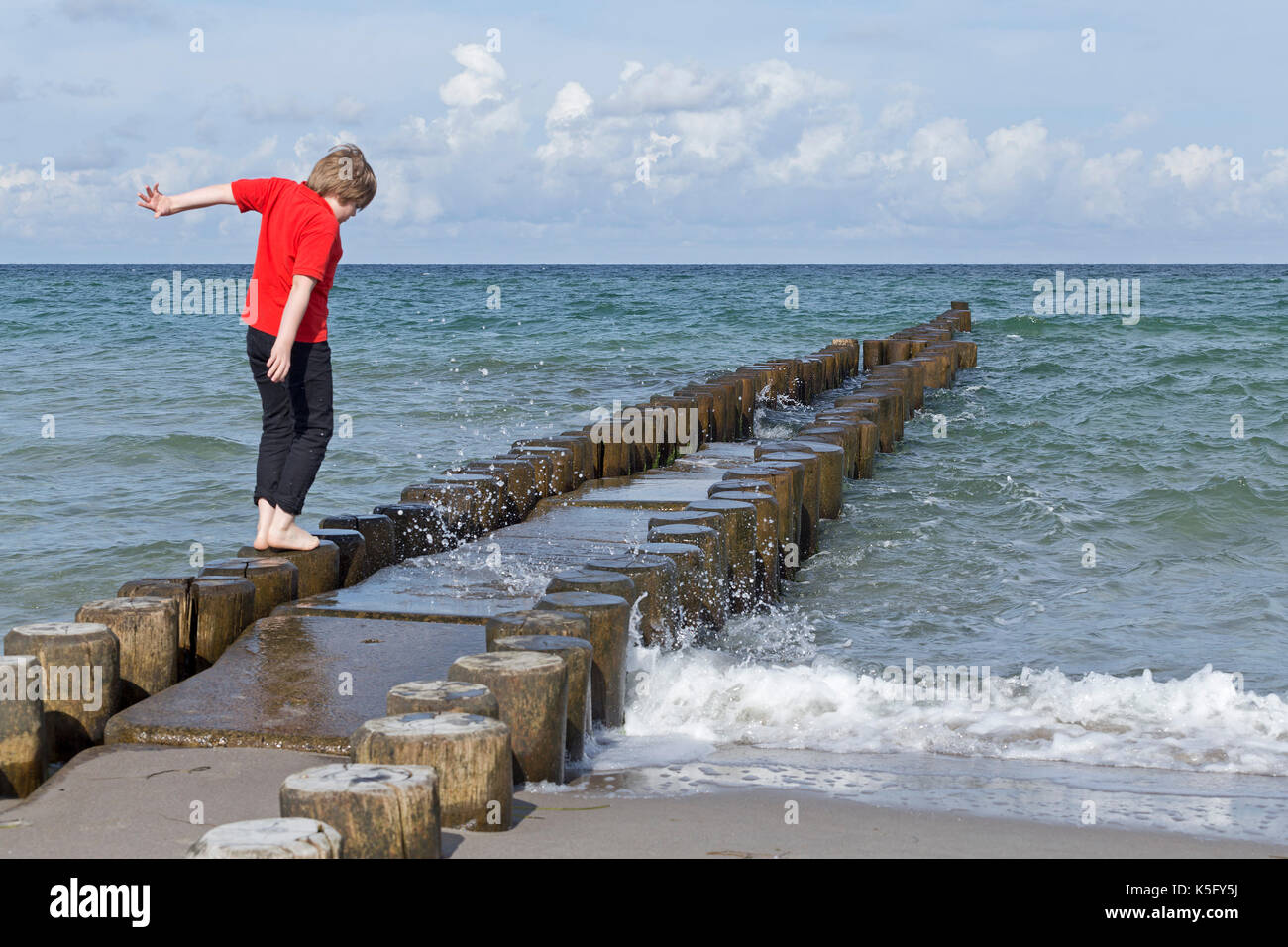 Spur dike at the baltic sea hi-res stock photography and images - Alamy