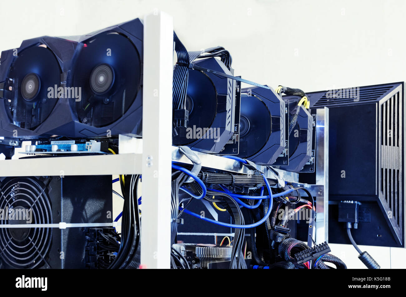 Bitcoin mining machine hi-res stock photography and images - Alamy