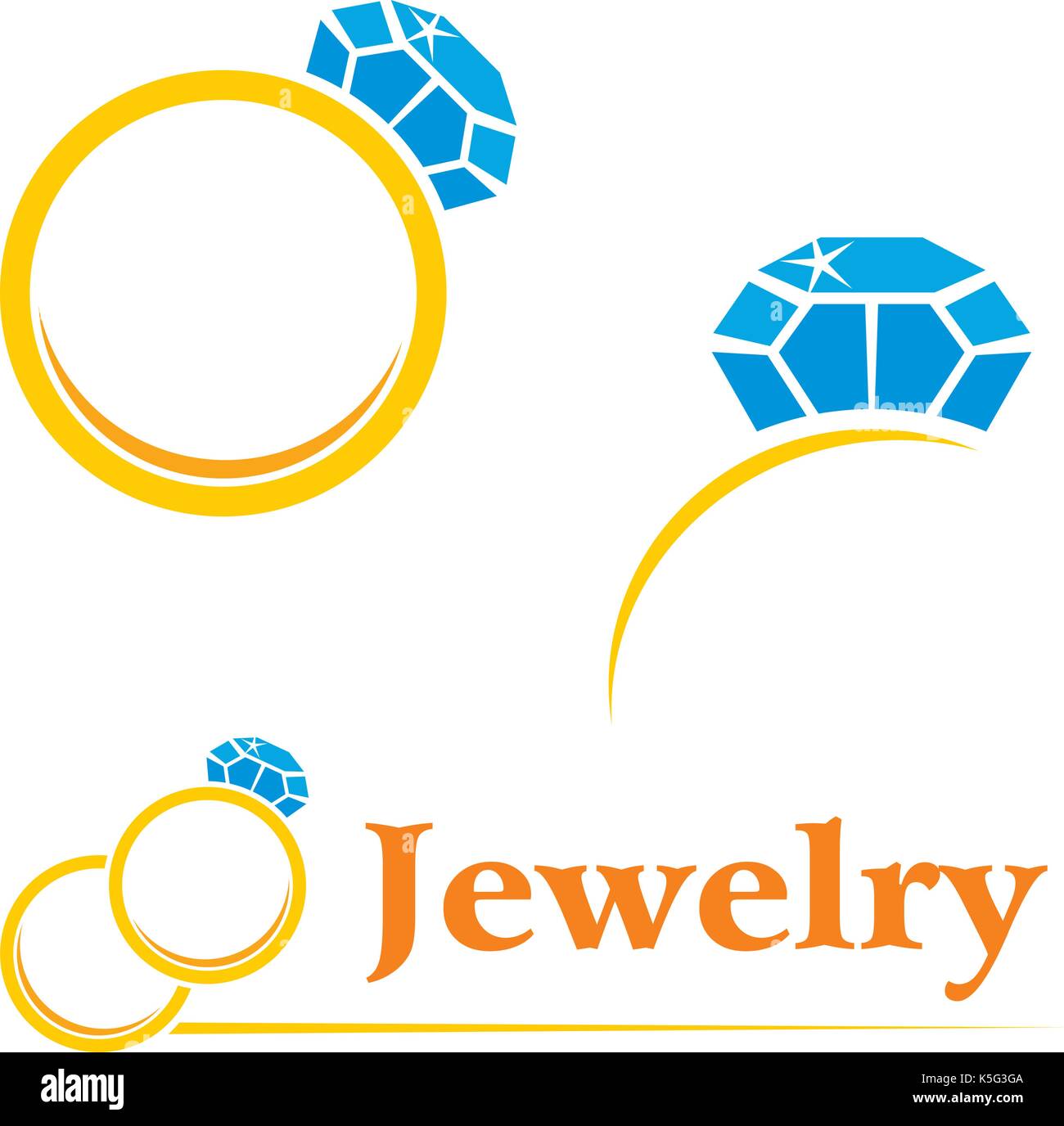 Metal rings design Stock Vector Images - Alamy