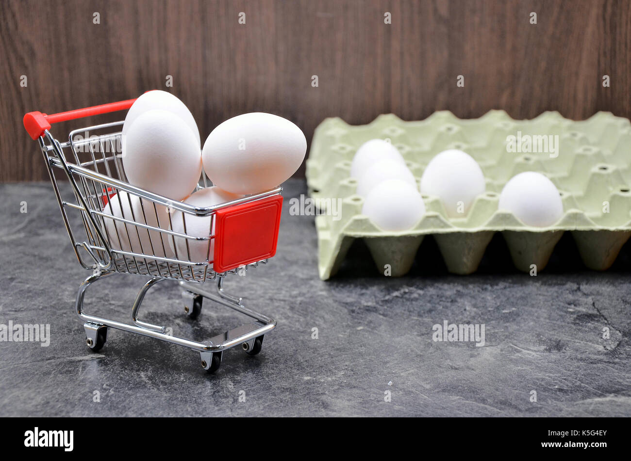 Chicken supermarket trolley hi-res stock photography and images - Alamy