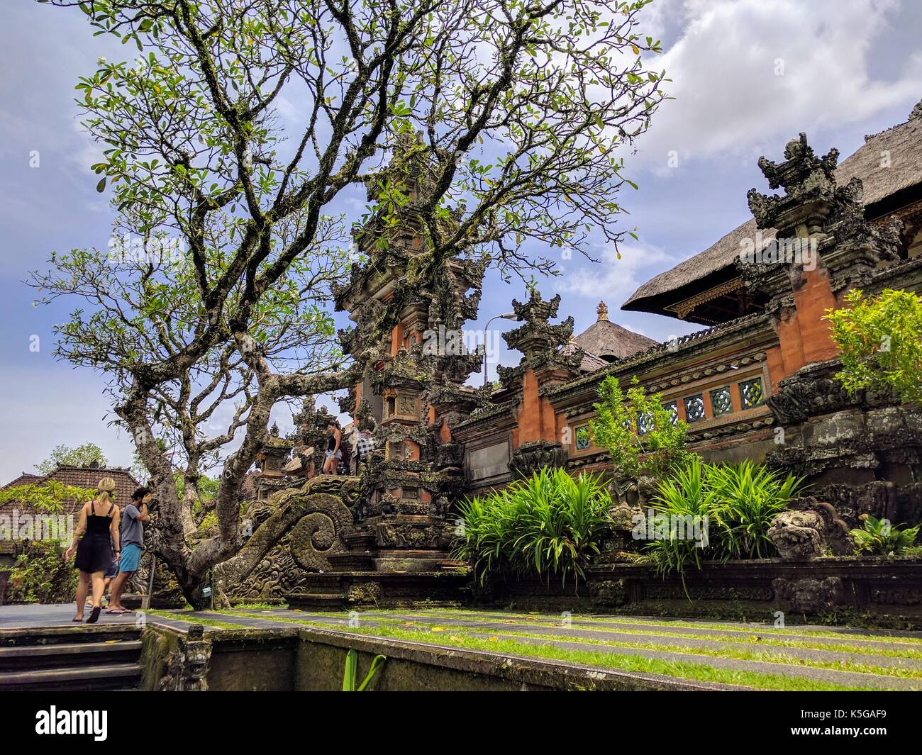 view of bali countryside temples during the day, indonesia Stock Photo ...
