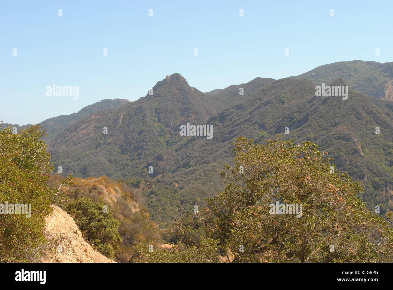 Santa Monica mountains Stock Photo - Alamy