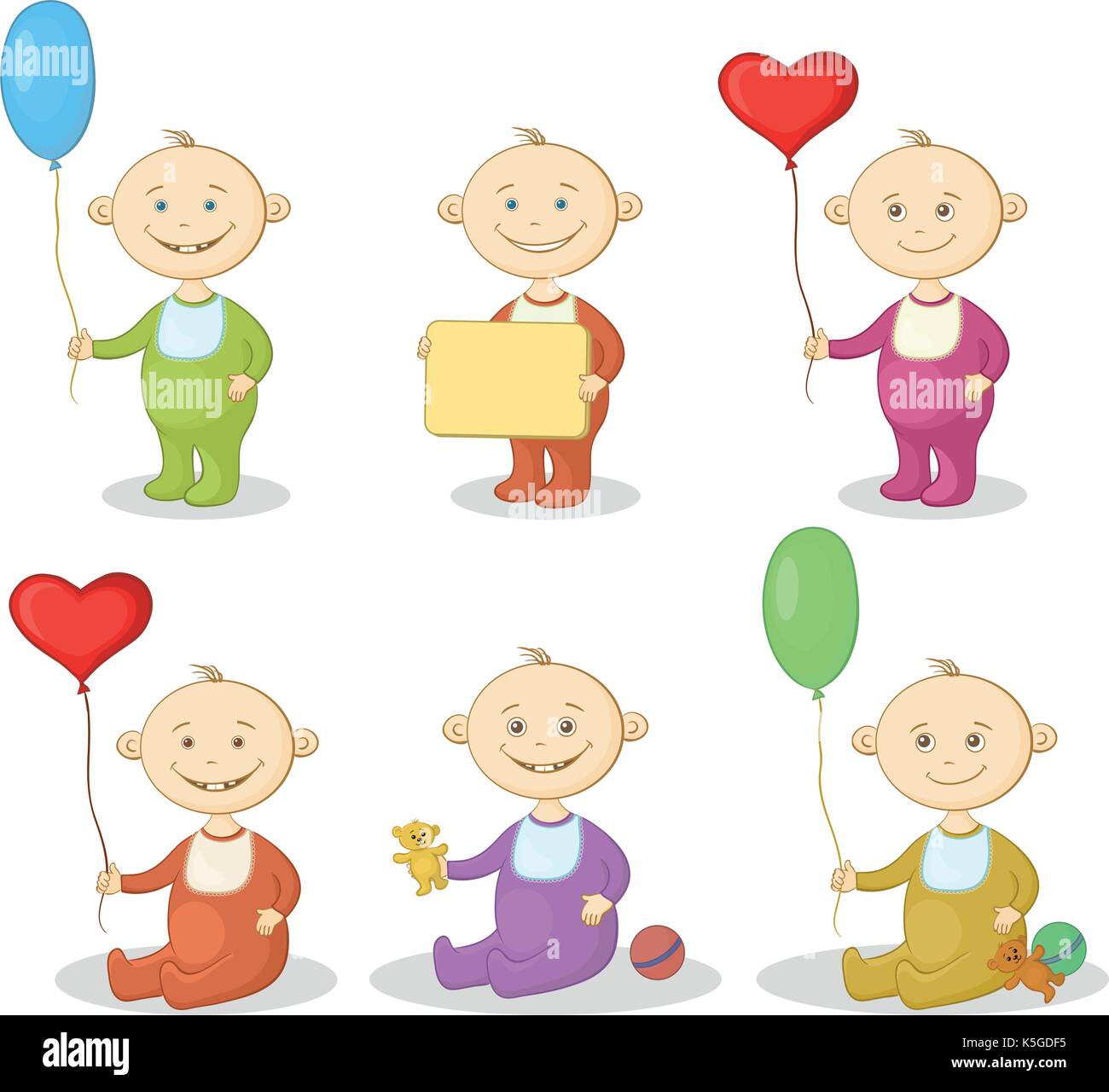 Little people toys Stock Vector Images - Alamy