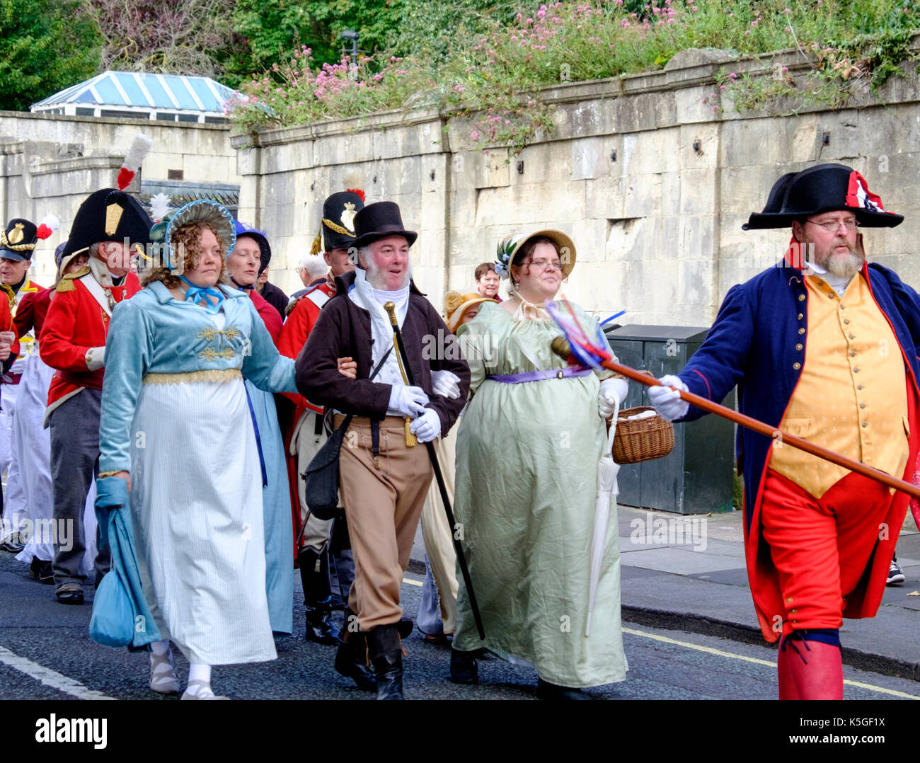Jane austen regency costumed parade hi-res stock photography and images ...