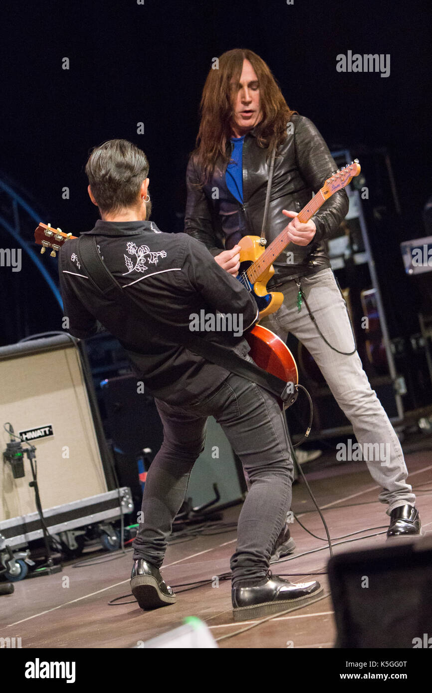 Fontaneto d'Agogna, Italy. 08th Sep, 2017. The Italian rock band ...