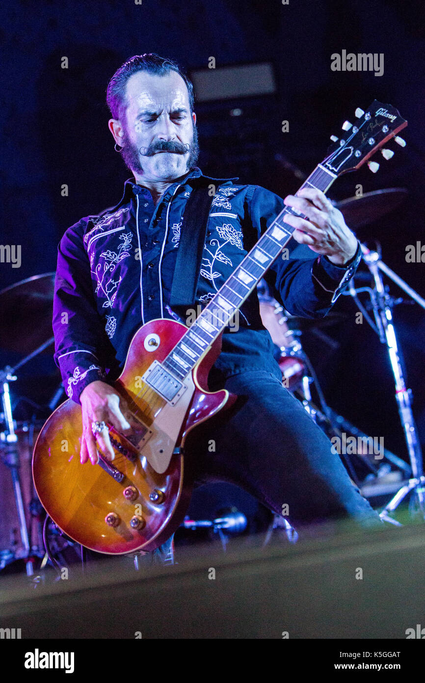 Fontaneto d'Agogna, Italy. 08th Sep, 2017. The Italian rock band ...