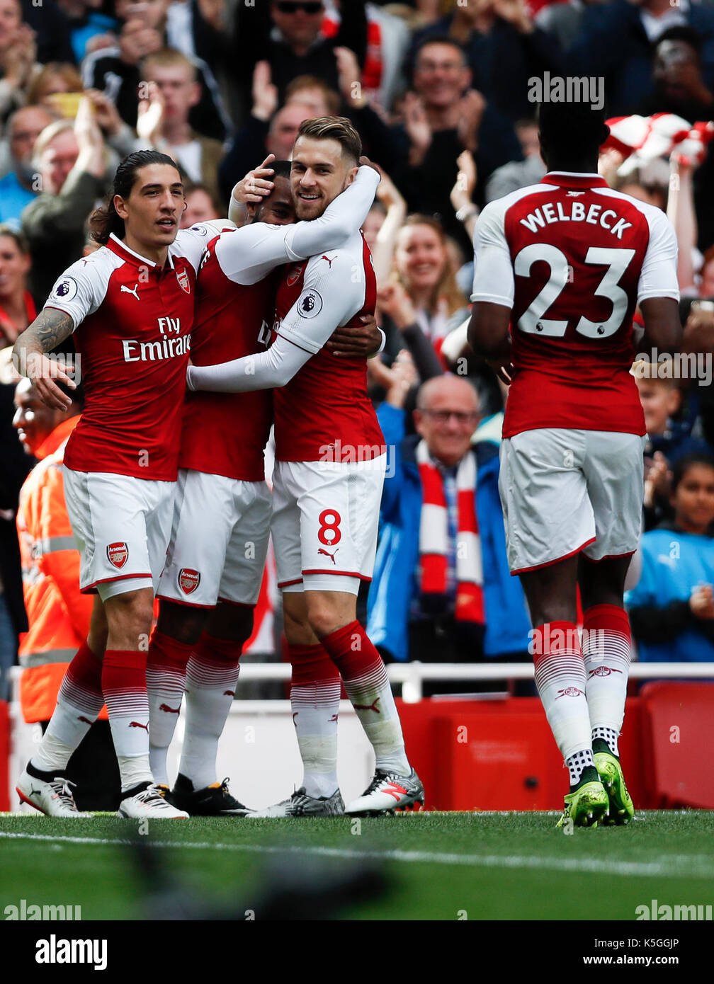 Bournemouth players celebrate hi-res stock photography and images - Alamy