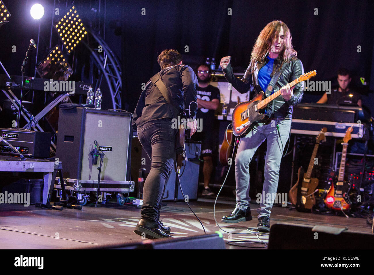 Fontaneto d'Agogna, Italy. 08th Sep, 2017. The Italian rock band ...