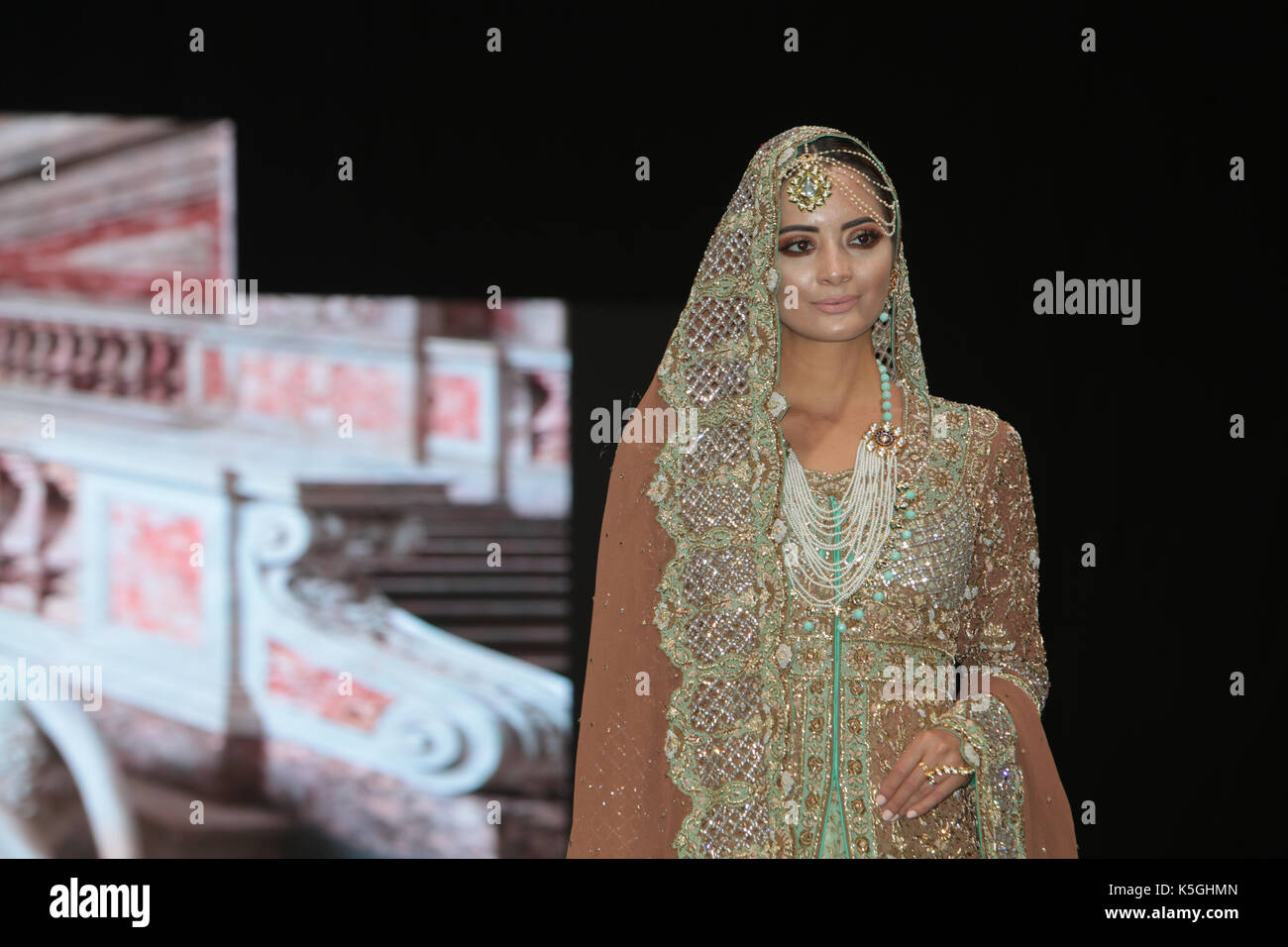 London UK 09 Sep.2017 The runway show at the Asiana bridal week end in ...