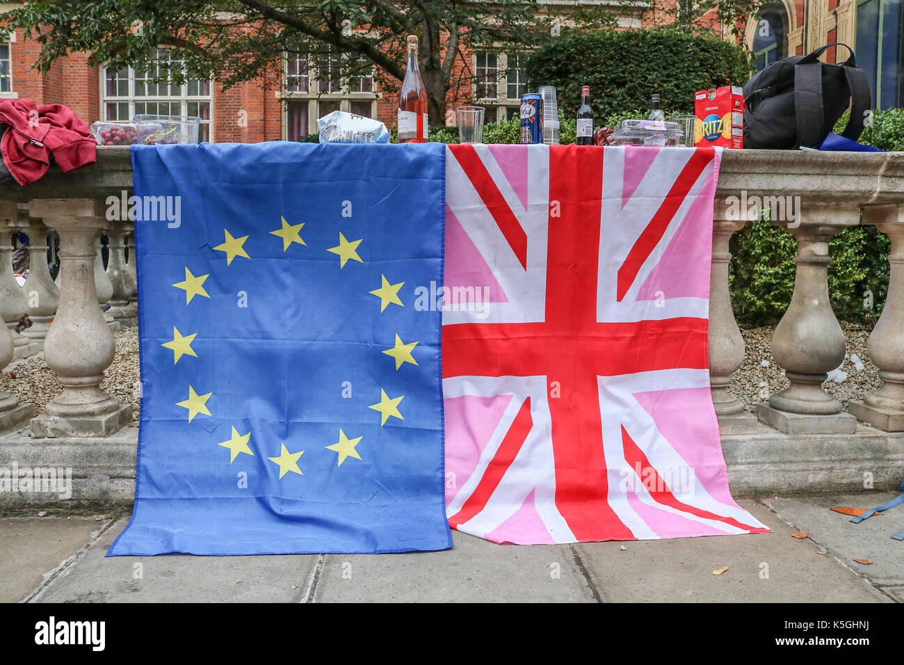 Proms albert hall flags hi-res stock photography and images - Alamy