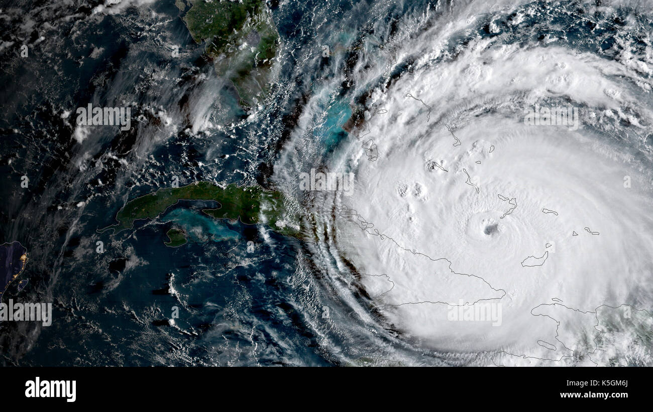 Irma hurricane satellite hi-res stock photography and images - Alamy