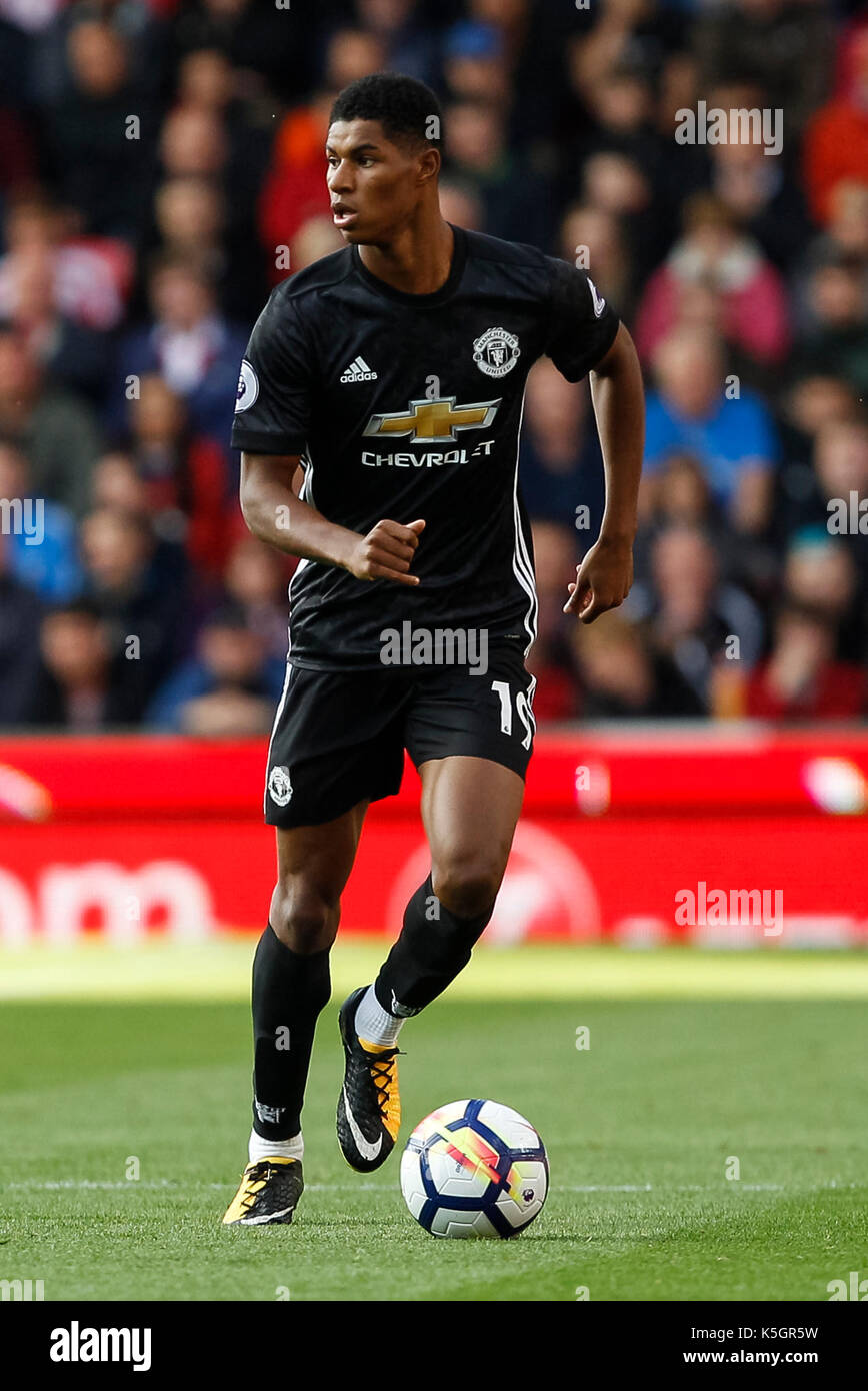 Marcus rashford manchester united 2017 hi-res stock photography and ...
