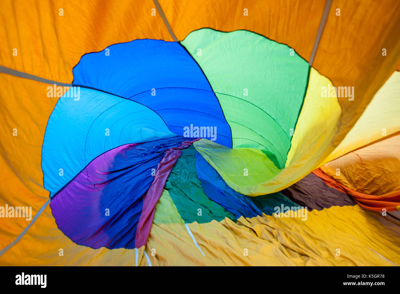 Ferrara, Italy. 9th september 2017, The colors of the hot air balloons ...
