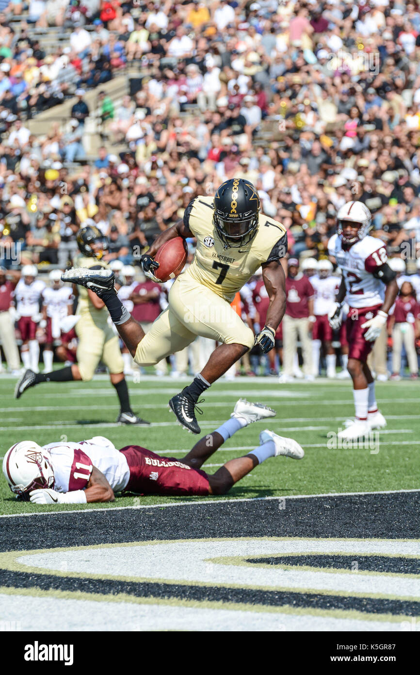 Nashville, TN, USA. 2nd Sep, 2017. Vanderbilt Commodores running back ...