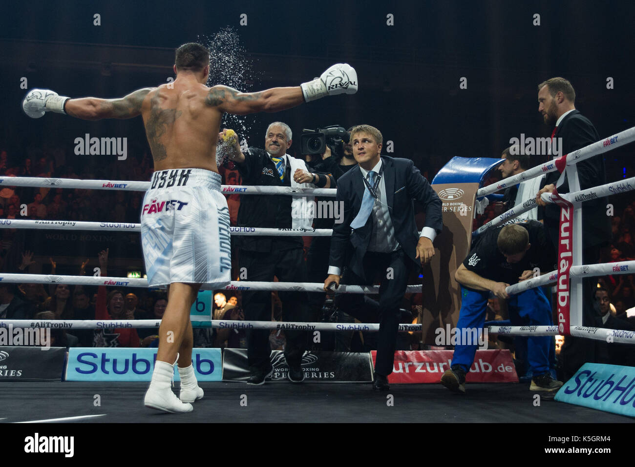 Berlin, Germany. 9th September, 2017. Alexandar Usyk, happy,-WBSS ...