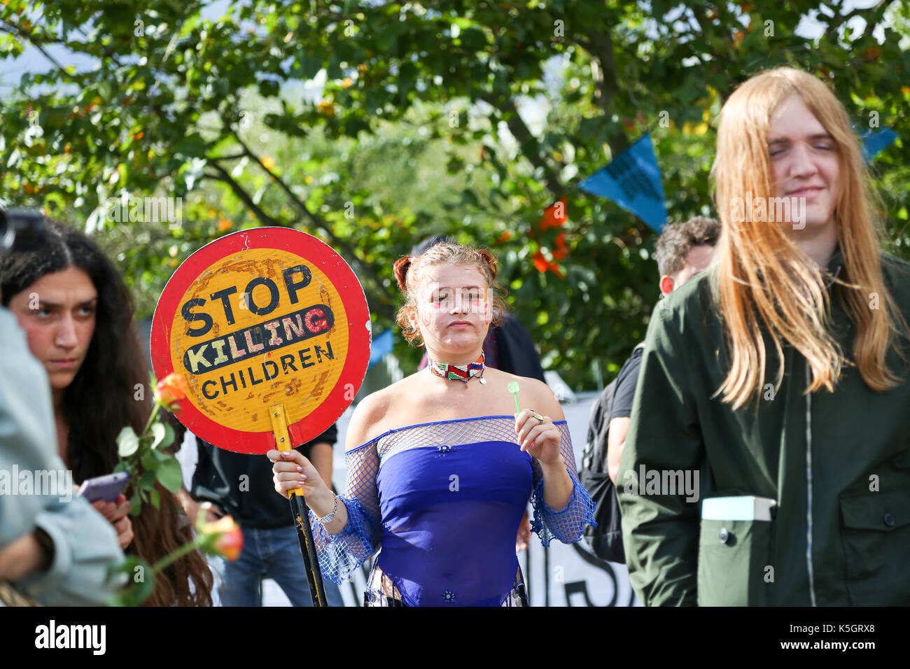 London, UK. 9th Sept, 2017. Groups and individuals including Quakers ...