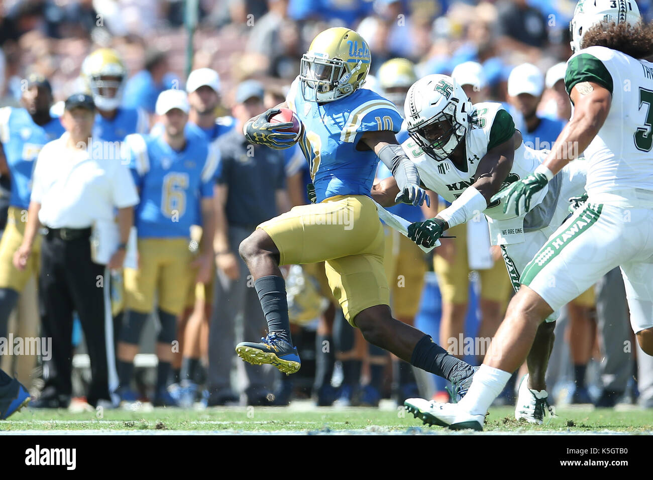 Pasadena, CA. 9th Sep, 2017. UCLA Bruins wide receiver Demetric Felton ...