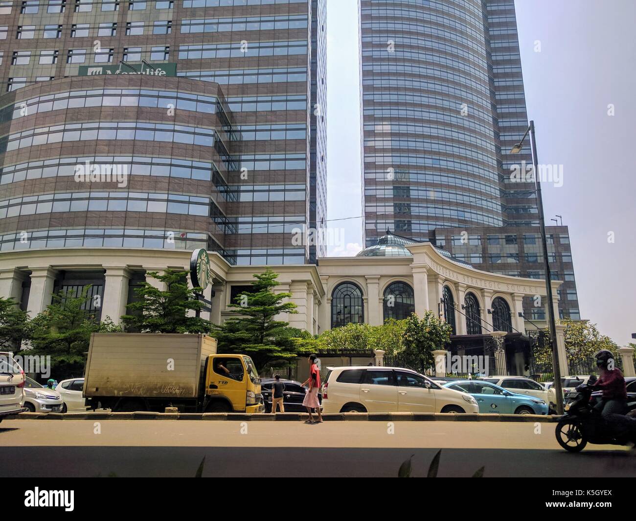 view of a jakarta in java, indonesia Stock Photo - Alamy