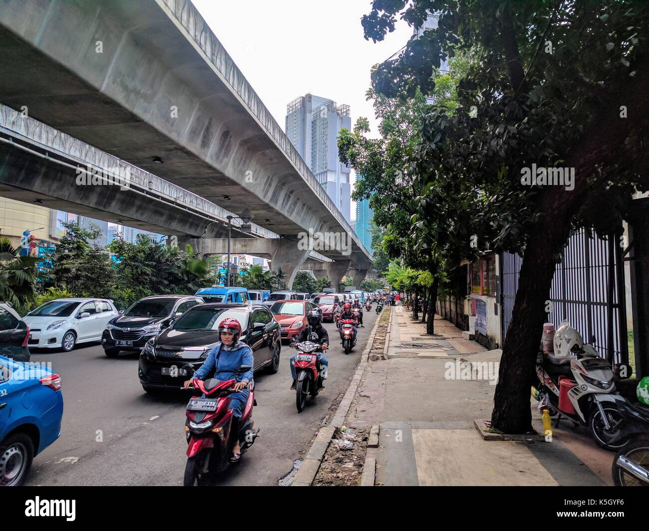 view of a jakarta in java, indonesia Stock Photo - Alamy