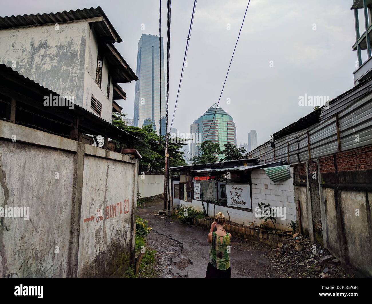 view of a jakarta in java, indonesia Stock Photo - Alamy