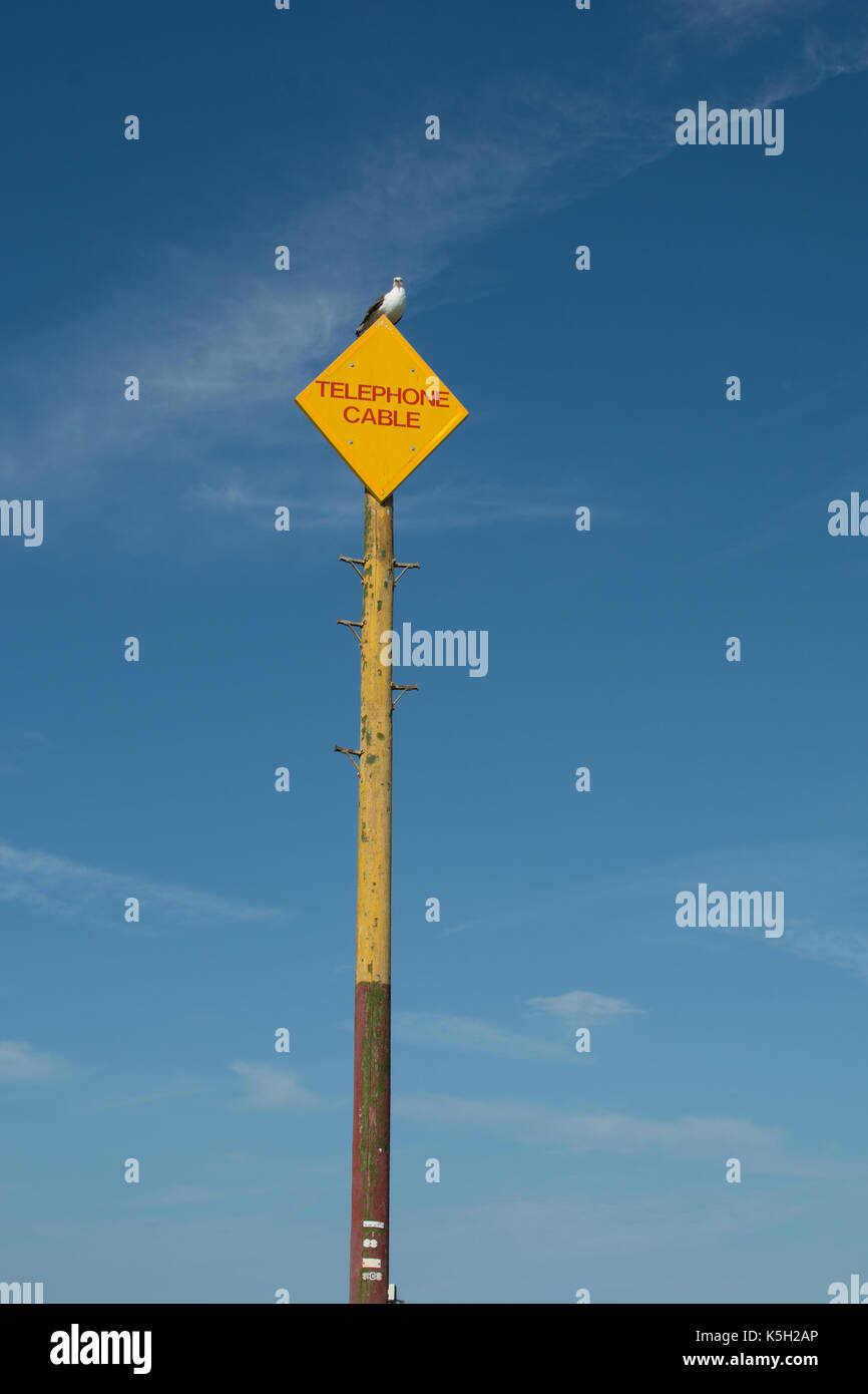 Telephone cable marker hi-res stock photography and images - Alamy