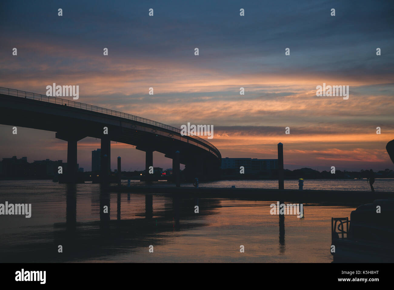 Orange beach sunset hi-res stock photography and images - Alamy