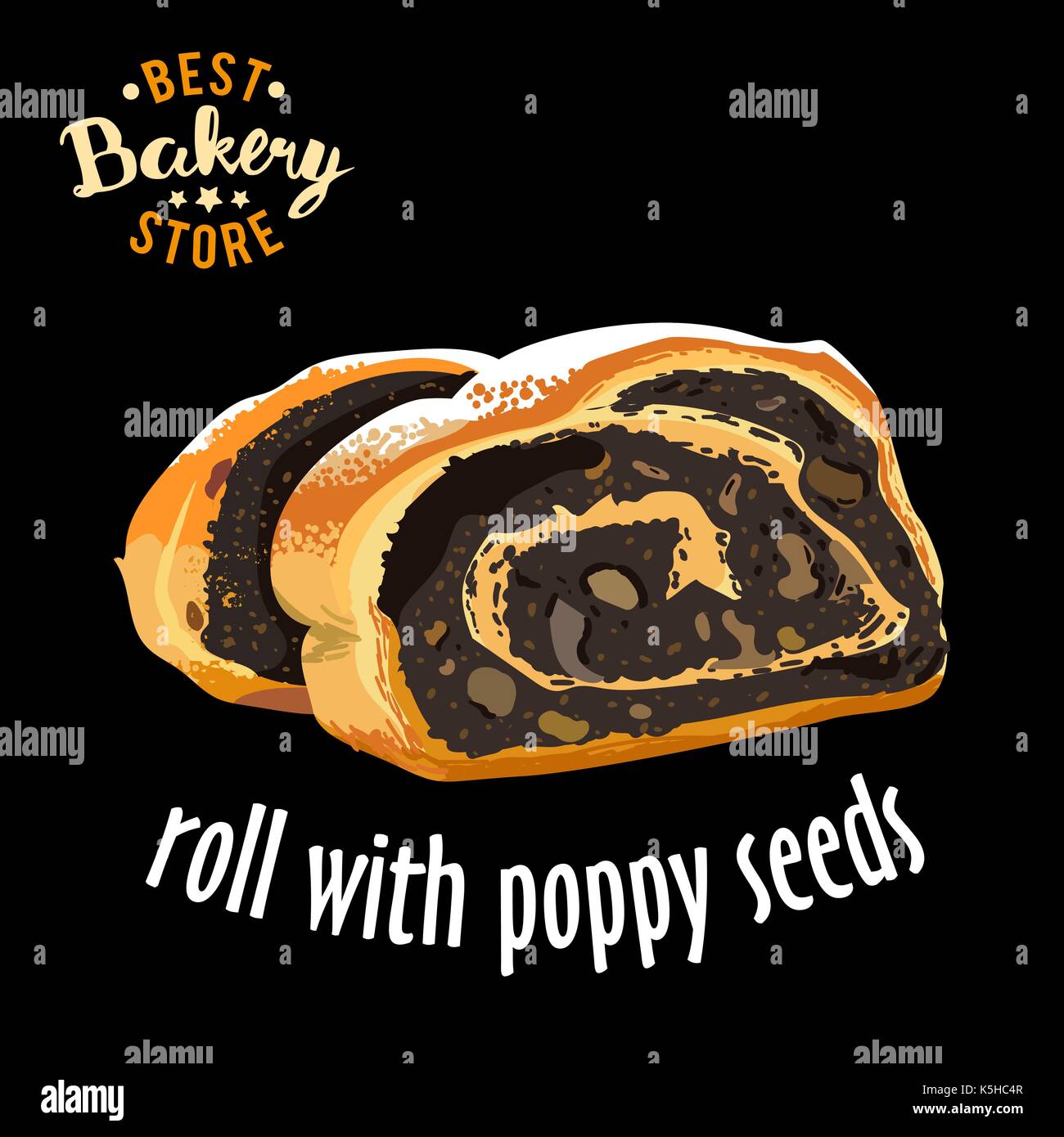 Cartoon slice of bread hi-res stock photography and images - Alamy