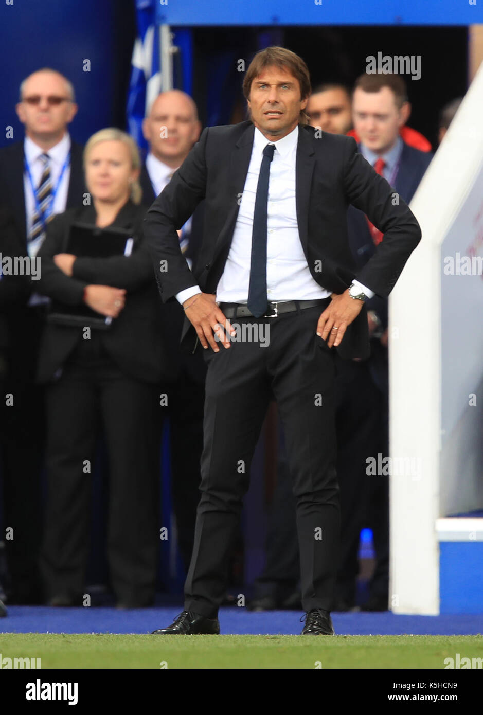 Chelsea manager Antonio Conte during the Premier League match at the ...