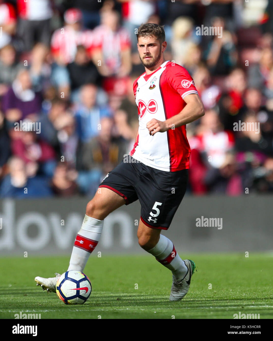 Southampton's Jack Stephens during the Premier League match at St Mary ...