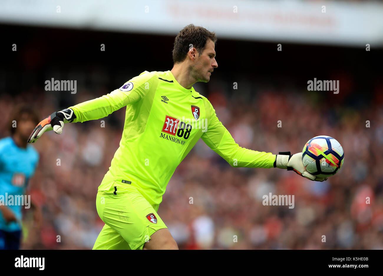 AFC Bournemouth goalkeeper Asmir Begovic during the Premier League ...