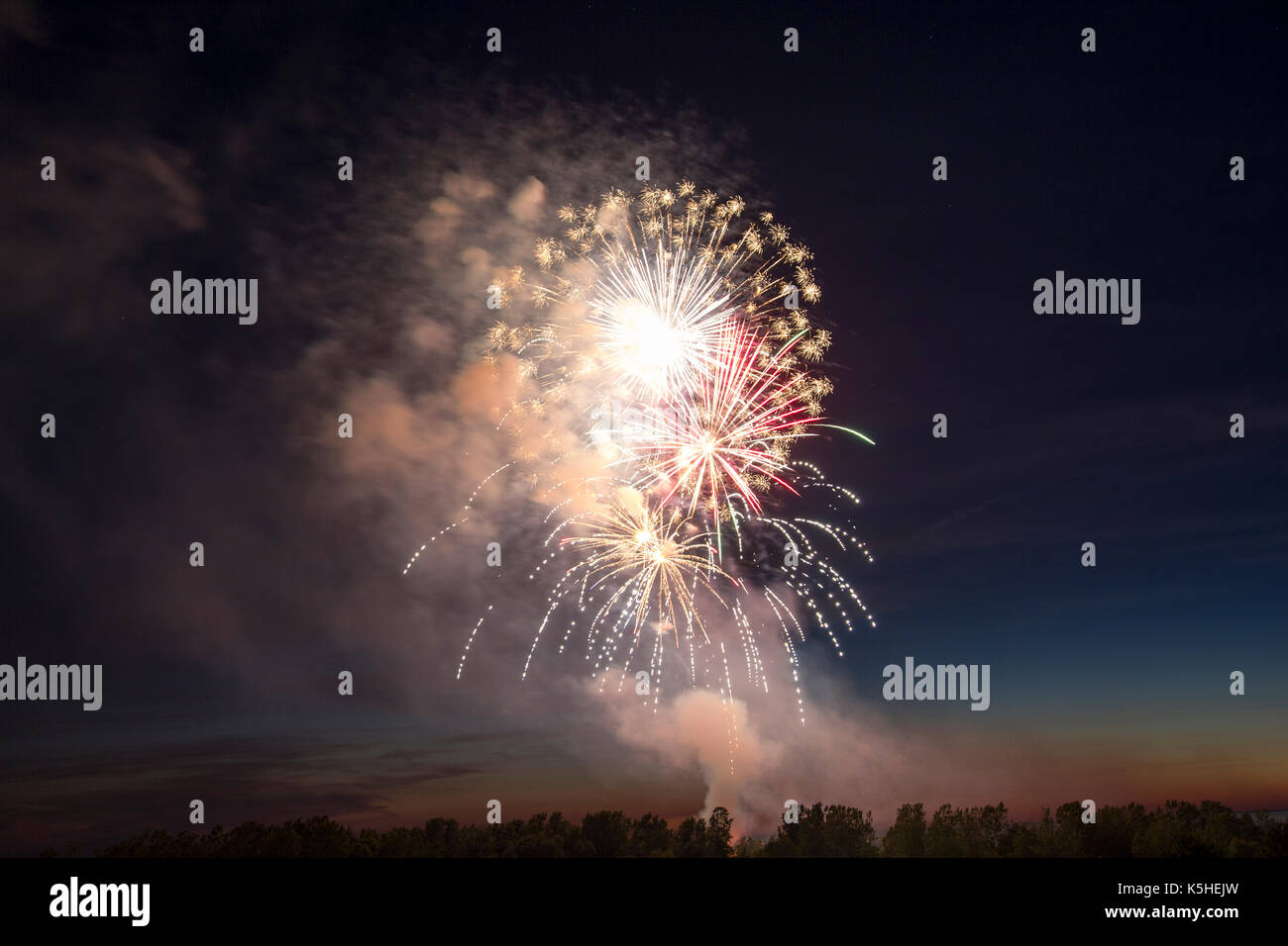 Forth of July Fireworks Stock Photo - Alamy