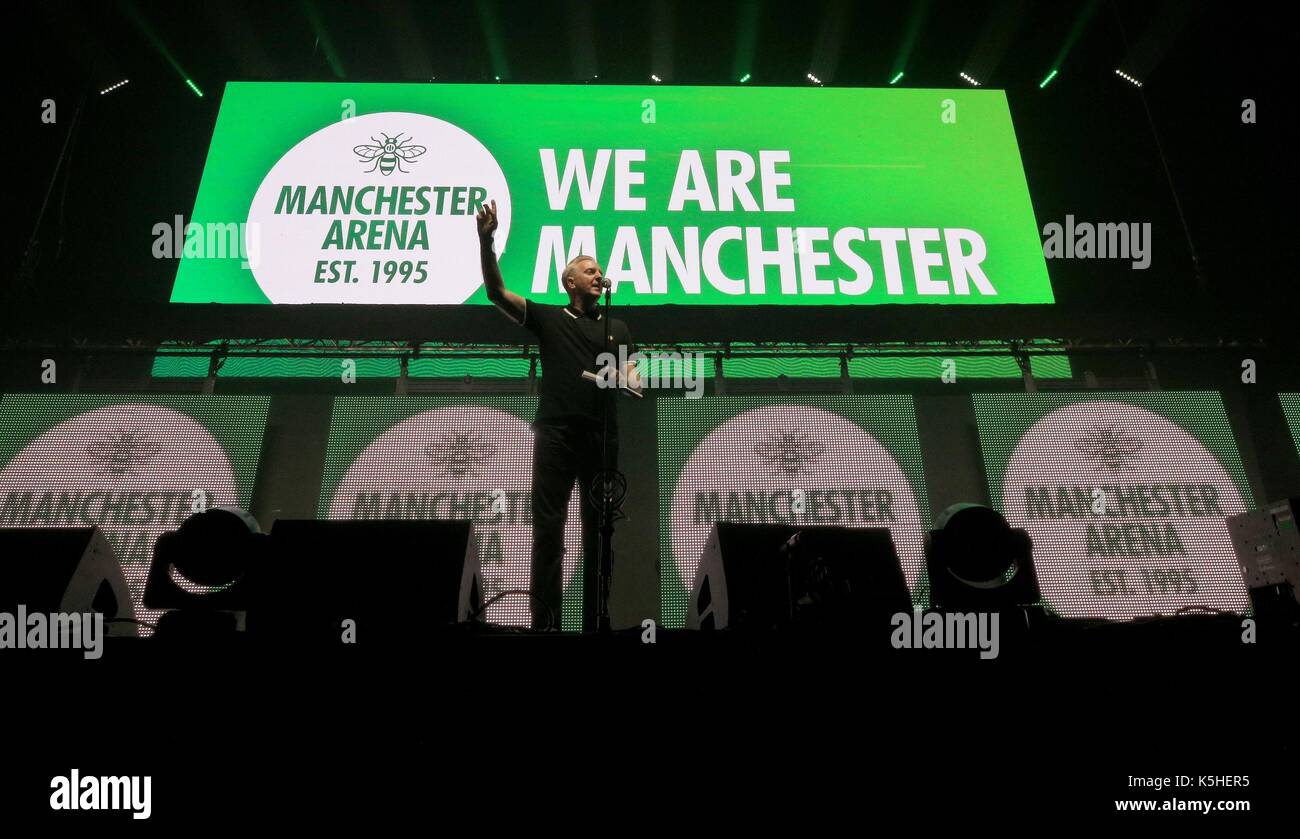 EDITORIAL USE ONLY Tony Walsh AKA Longfella during the We Are ...