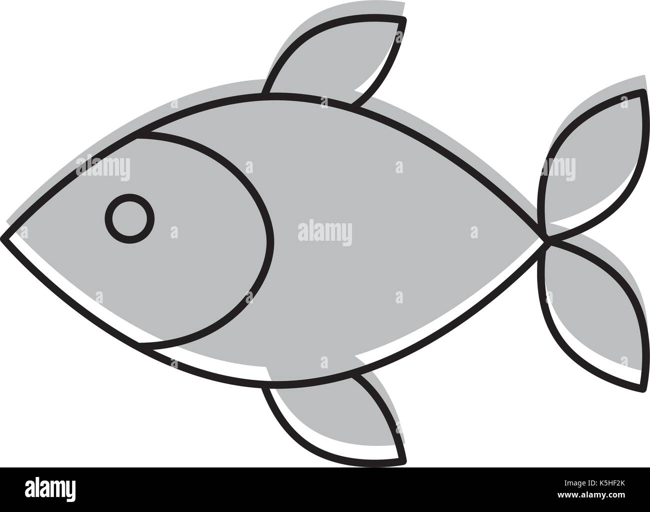fish shop store market with freshness seafood meal Stock Vector Image ...