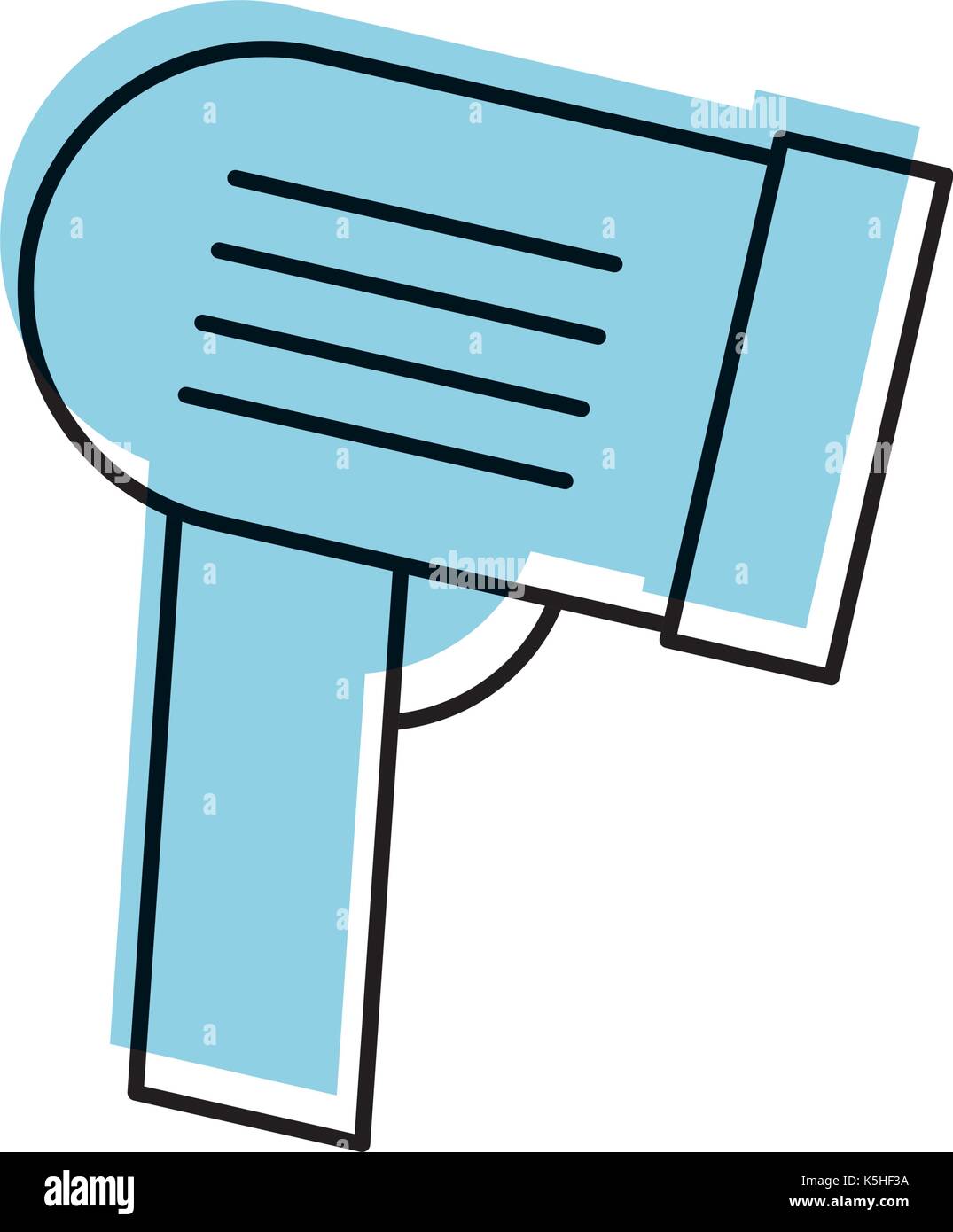 Barcode scanner icon blue hi-res stock photography and images - Alamy