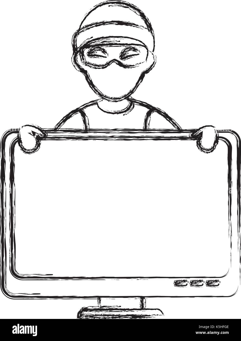 Cybercrime figure hi-res stock photography and images - Alamy