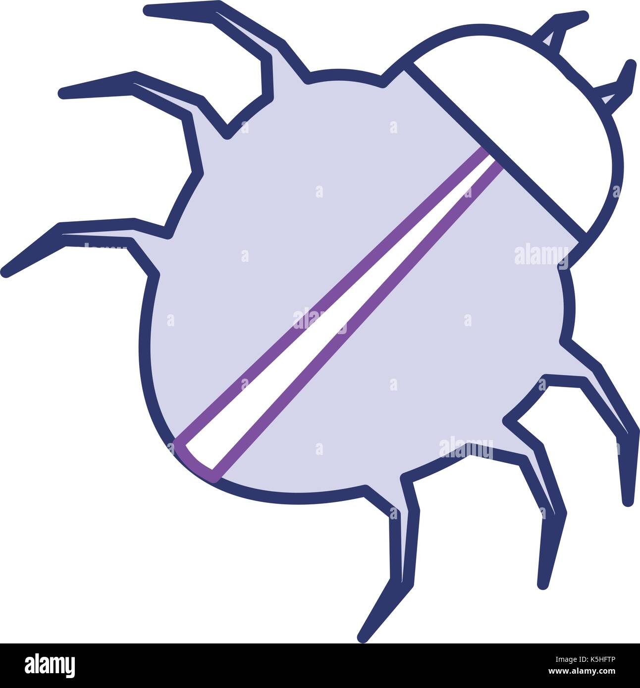 spider virus infection icon vector illustration design Stock Vector ...