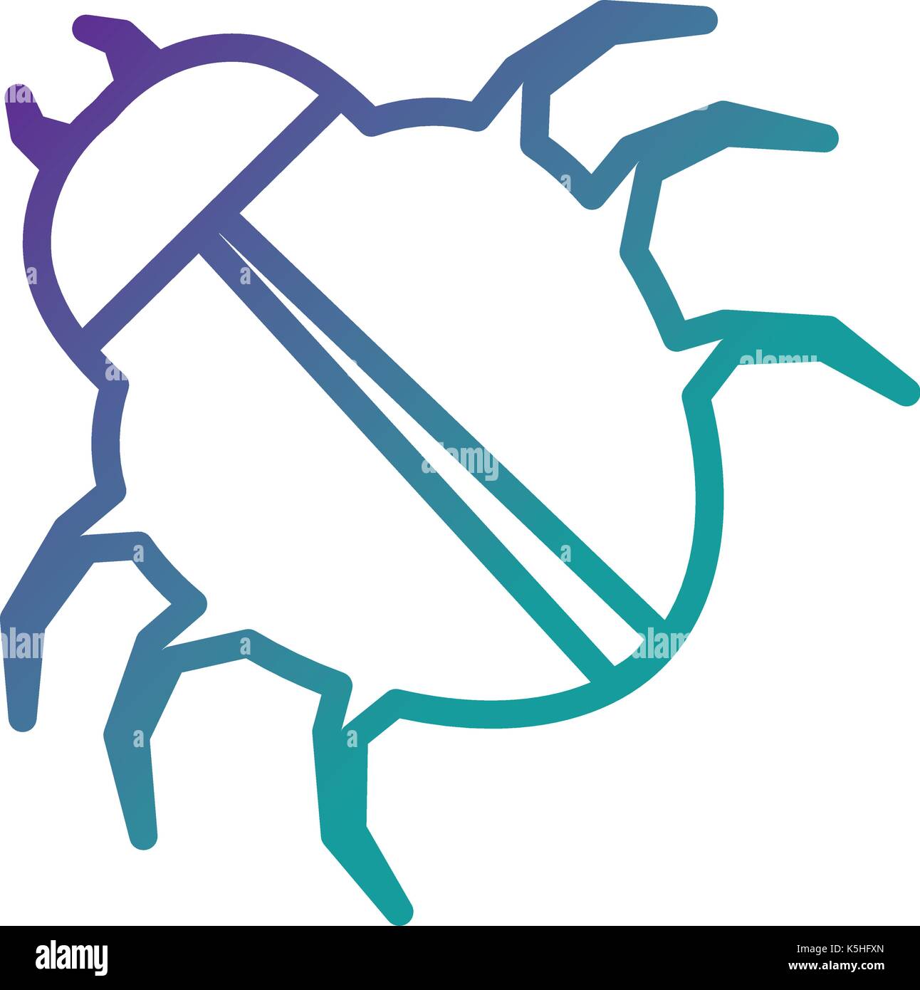 spider virus infection icon vector illustration design Stock Vector ...