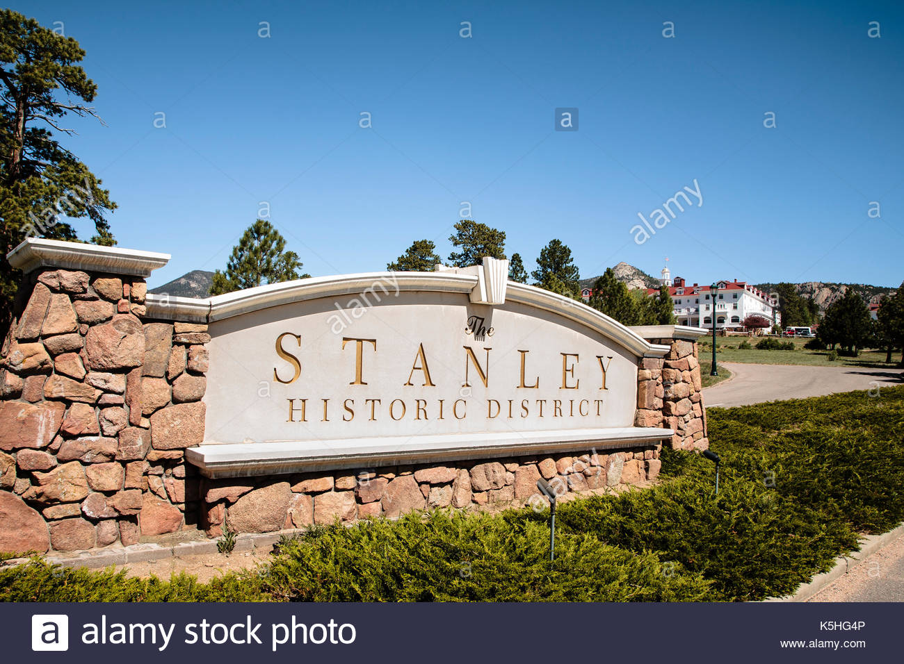 Historic Stanley Hotel Stock Photos & Historic Stanley Hotel Stock ...