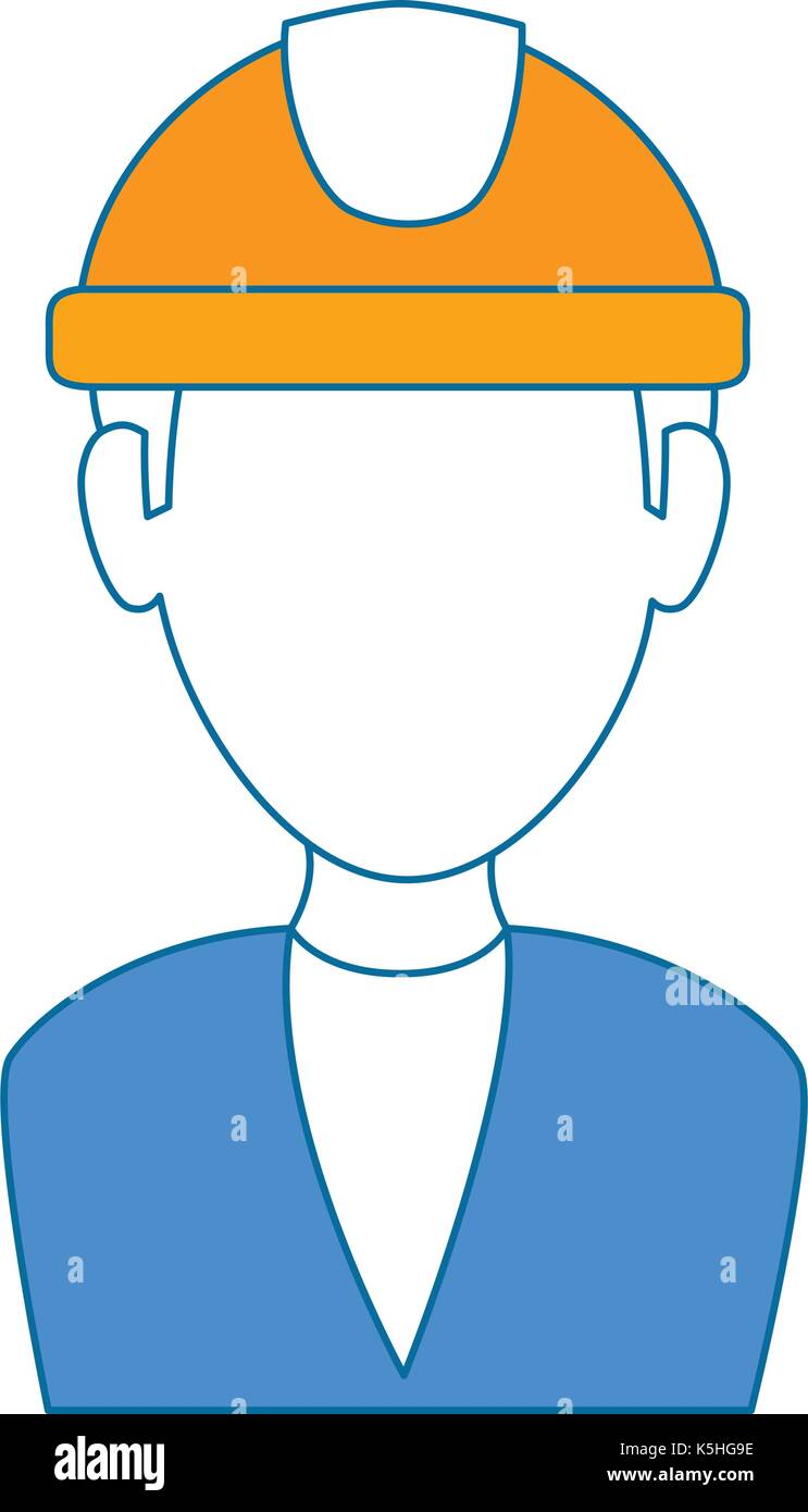 elegant engineer avatar character vector illustration design Stock ...