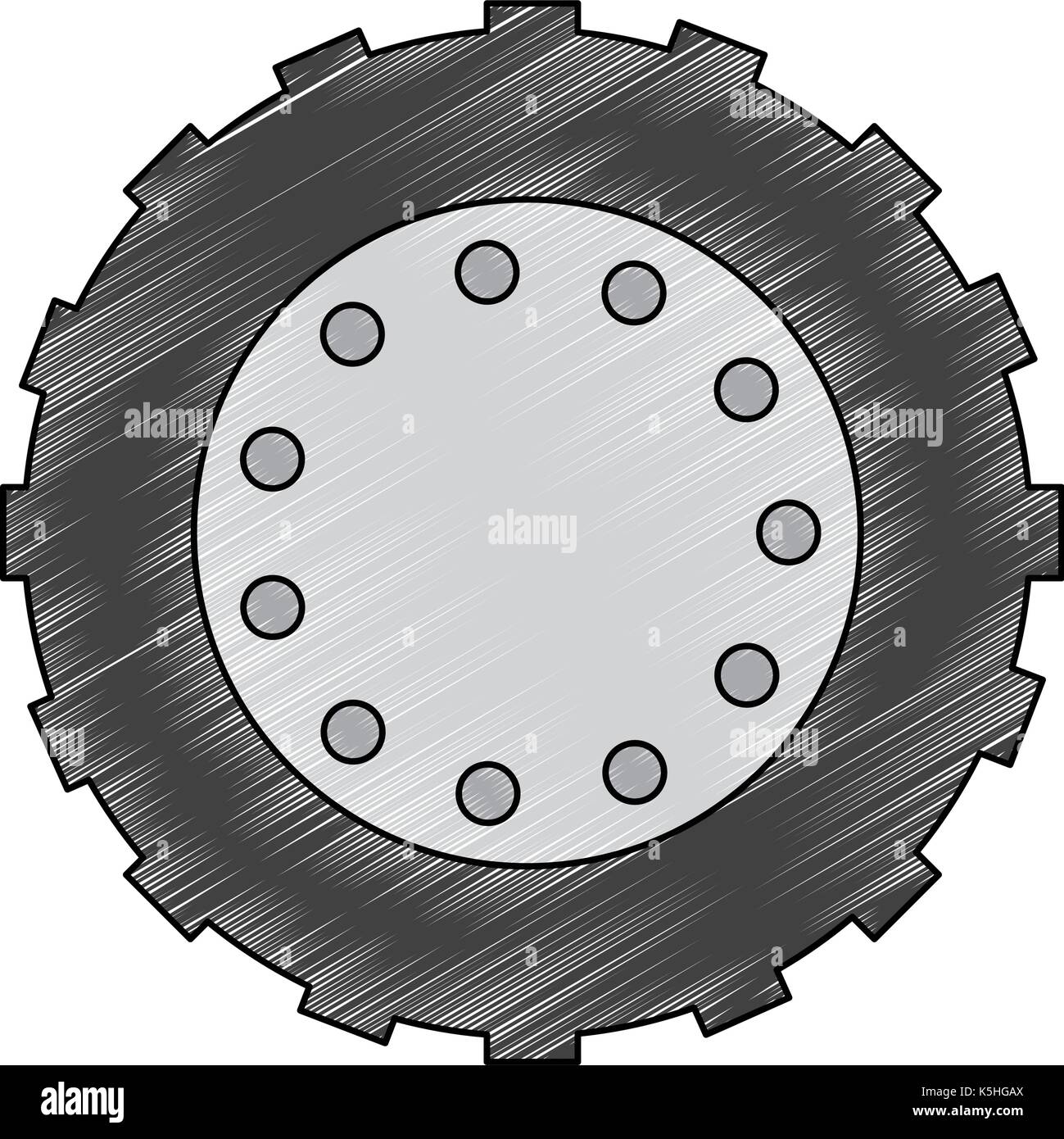 Steel wheel tractor Stock Vector Images - Alamy