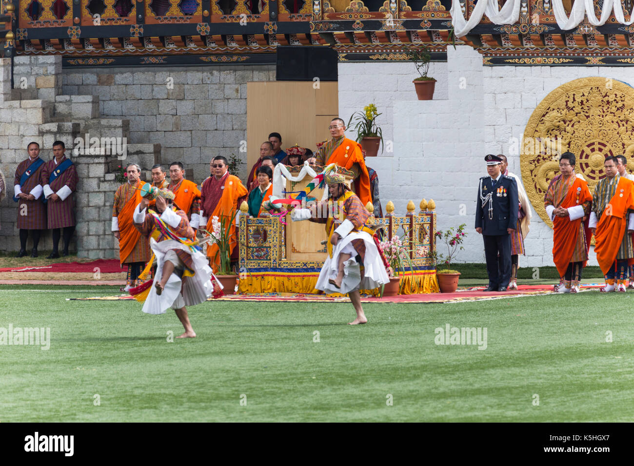 the King's birthday celebration at the Changlimithang Stadium in ...