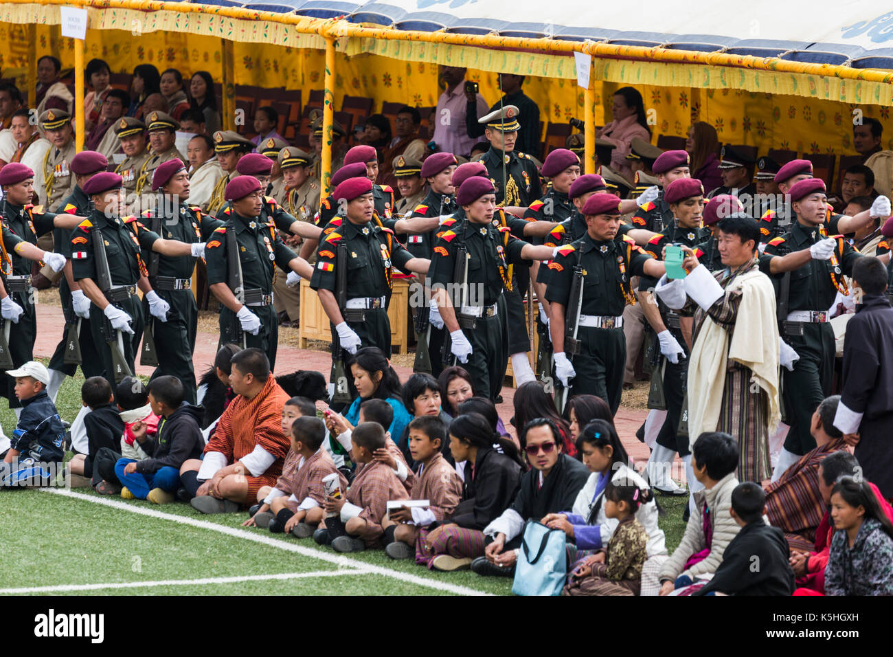 Celebration soldiers bhutan hi-res stock photography and images - Alamy