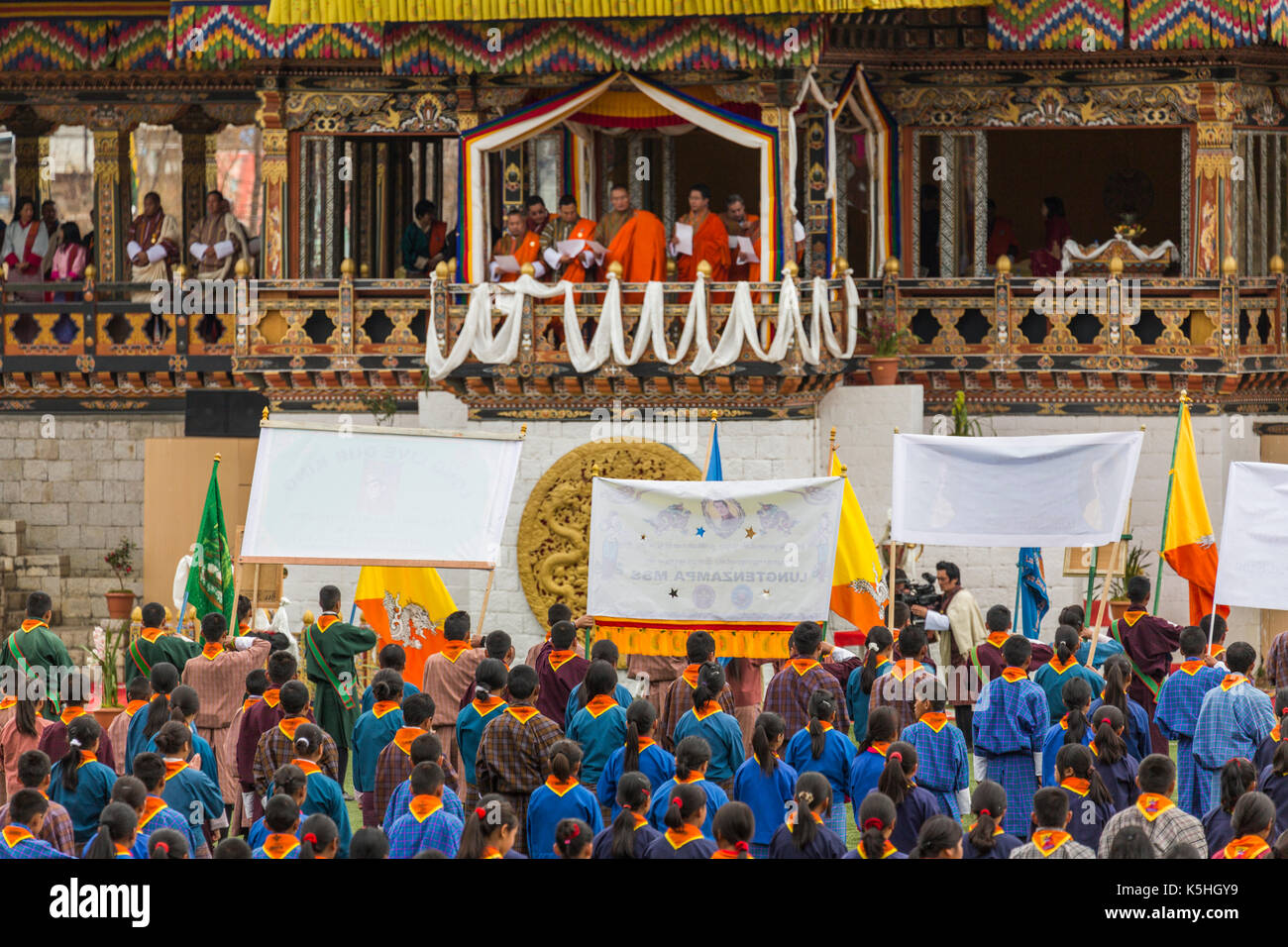 the King's birthday celebration at the Changlimithang Stadium in ...