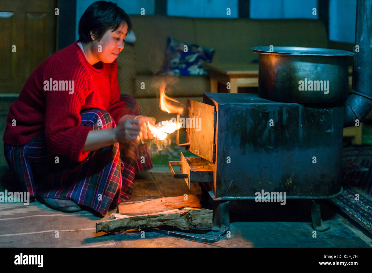 Village in the haa valley hi-res stock photography and images - Alamy
