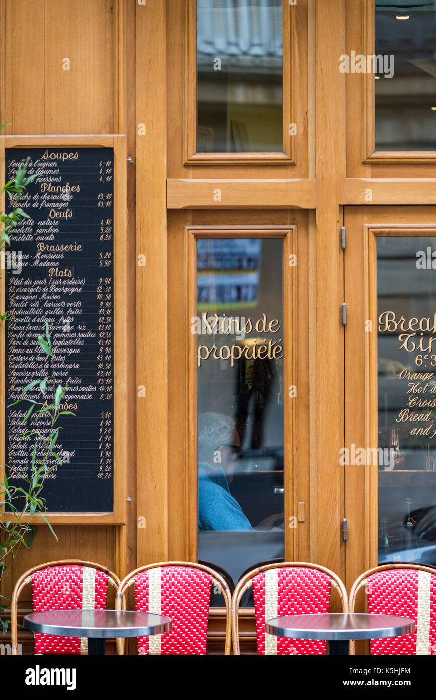 Paris menu style hi-res stock photography and images - Alamy